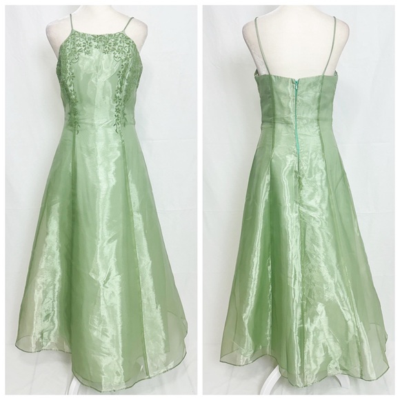 Vintage | Dresses | Y2k Vintage Mint Green Prom Dress | Poshmark